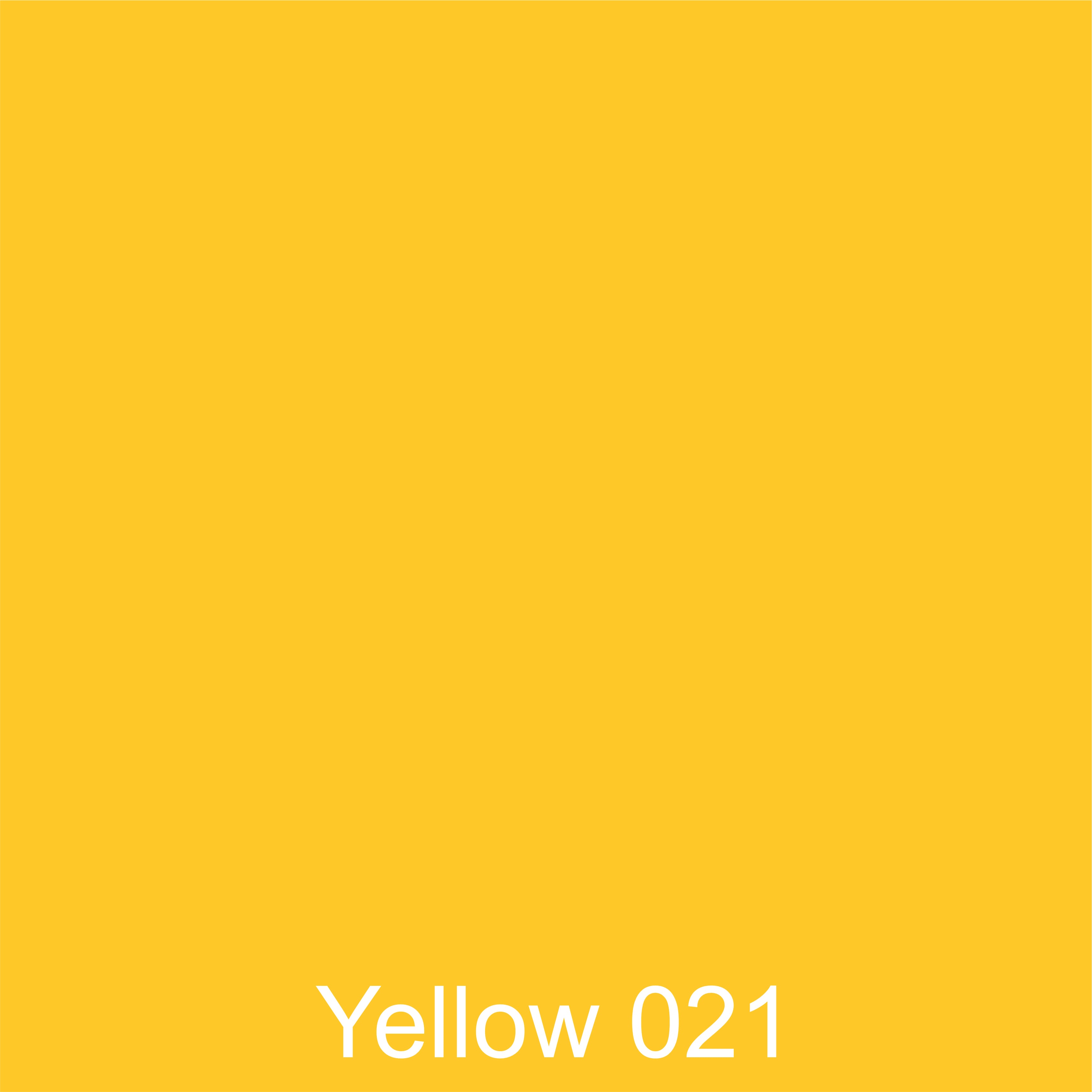 Oracal 651 Gloss :- Yellow - 021 – G.A.B Vinyls